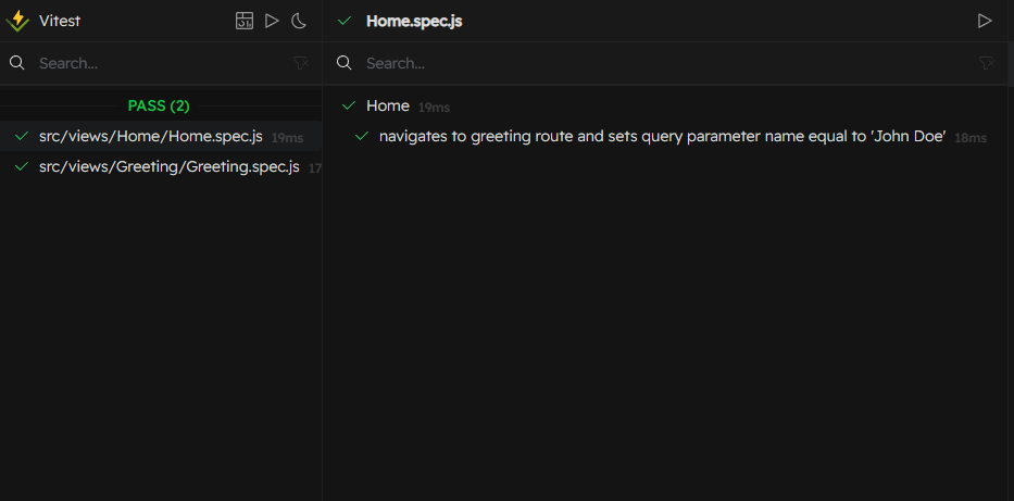 How To Mock Vue Router With Vitest Run That Line